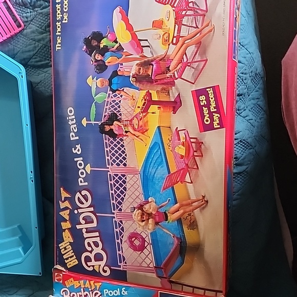 Mattel | Toys | Barbie Pool Patio Beach Blast 988 Vintage Set | Poshmark